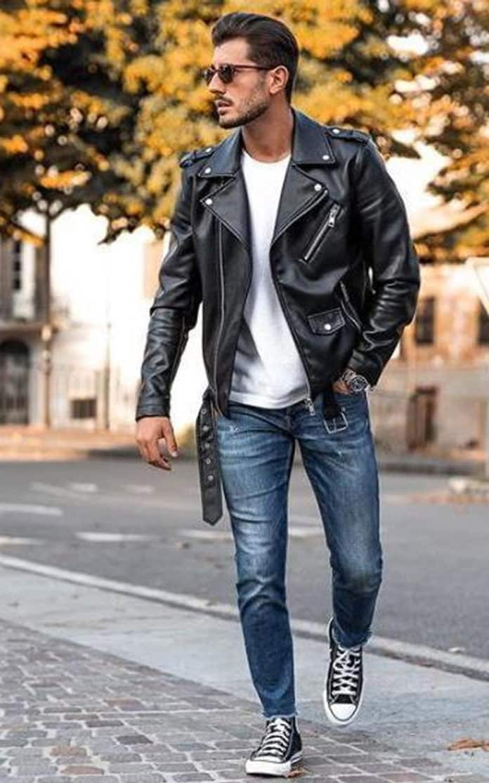 Comment porter un perfecto en cuir pour homme ? - Young Gent