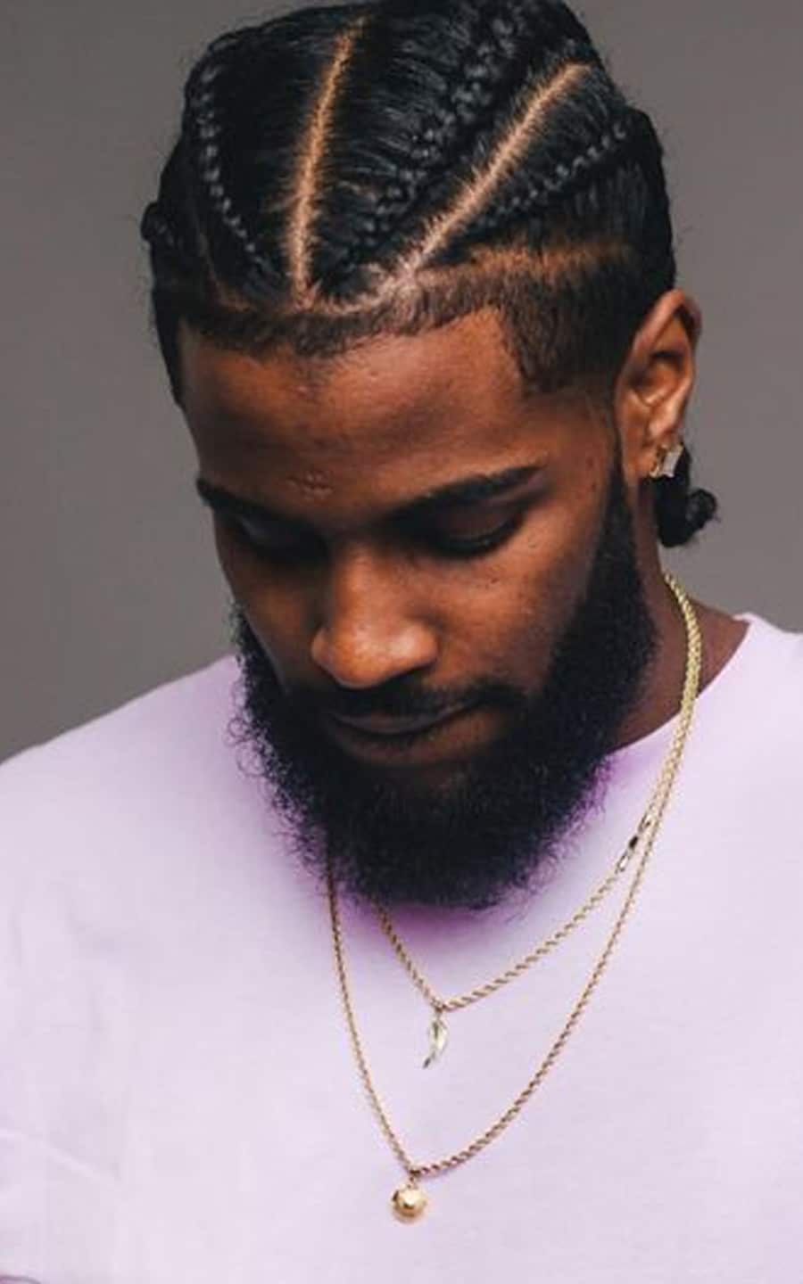 Tresse et natte collée pour homme : Comment la porter ? Idées et ...