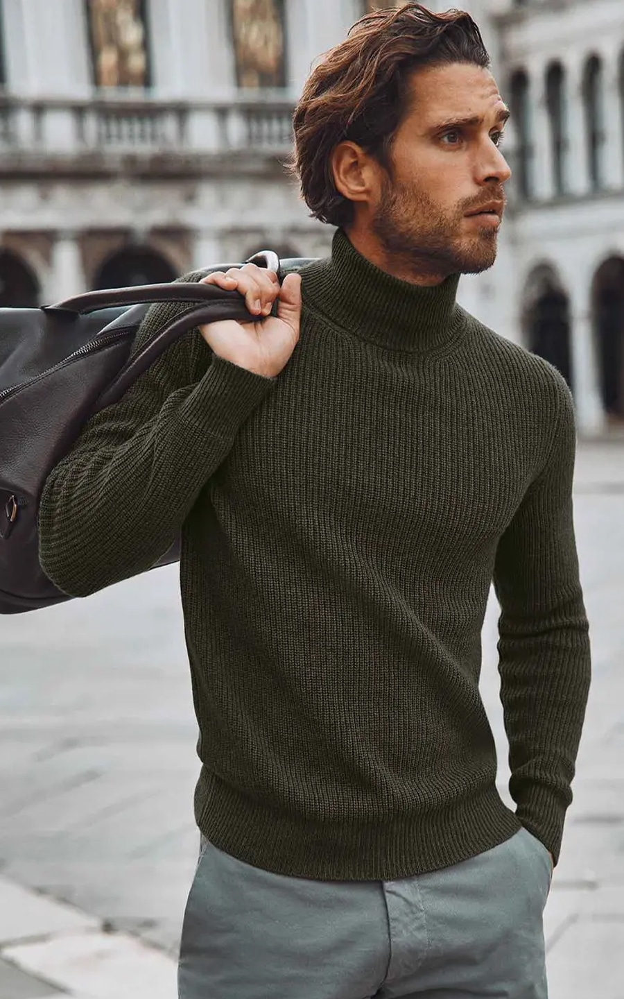 Comment porter un col roulé quand on est un homme ? - Young Gent